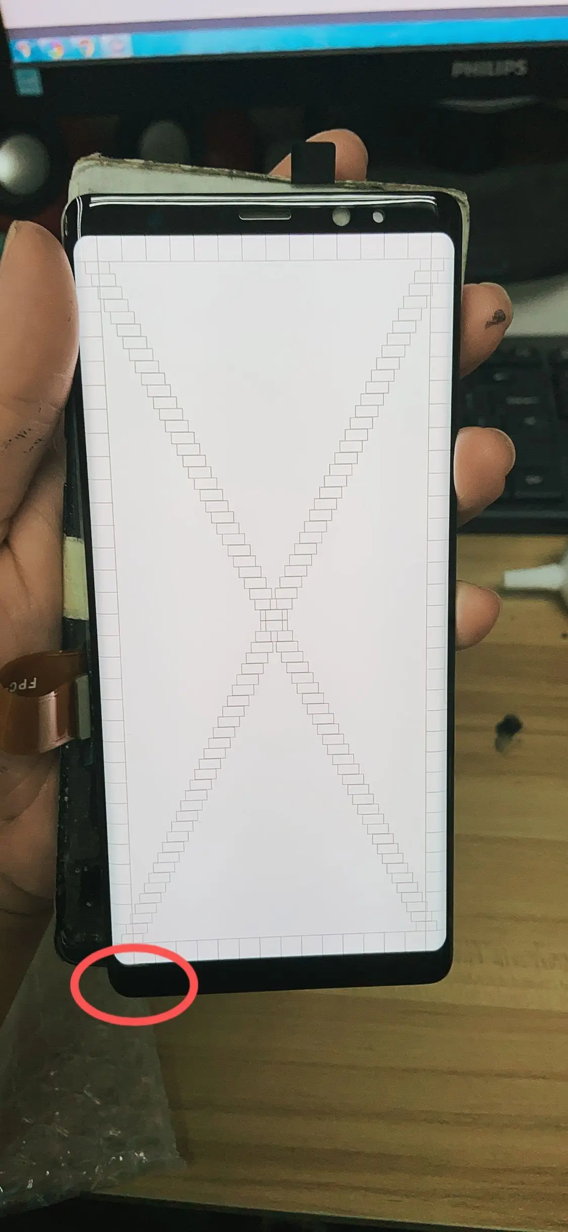 Defect-Display-For-SAMSUNG-Galaxy-Note-8-LCD-N950F-N950-LCD-Display ...