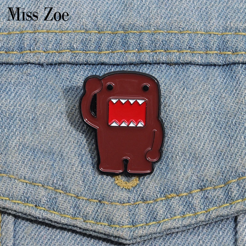 Cute-Domo-Kun-Enamel-Pins-Custom-TV-Endorsement-Kawaii-Mascot-Brooches ...