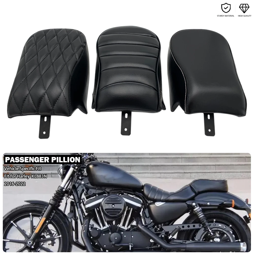 Asiento-trasero-para-pasajero-de-motocicleta-coj-n-para-Harley-Iron-883 ...