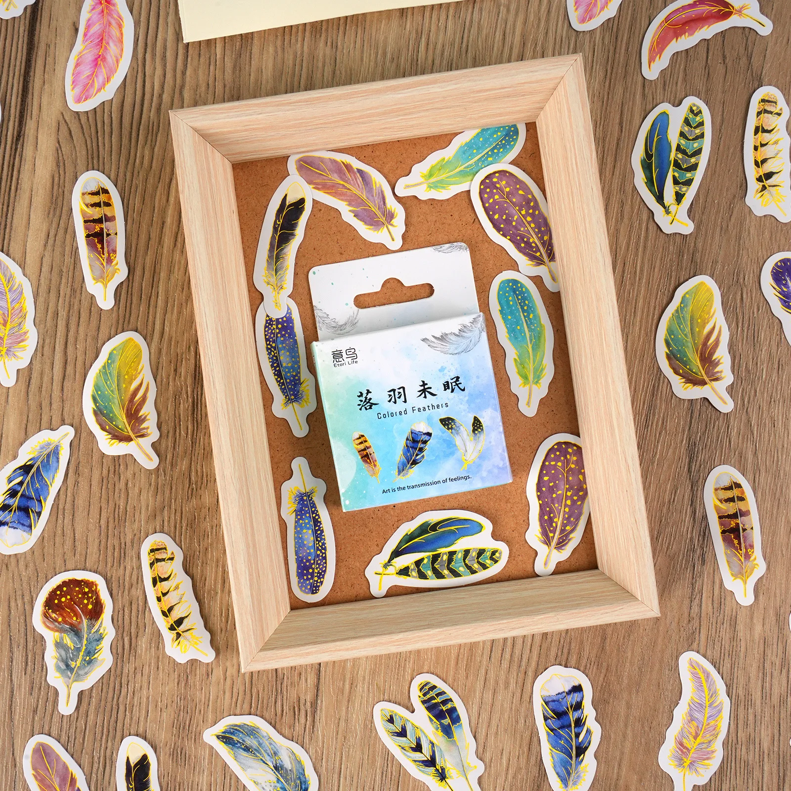 Boxed stickers - JianWu Official Store