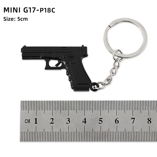 PUBG CSGO Mini Mauser M4A4 Weapon Model Pendant Keychain for Men CS GO ...
