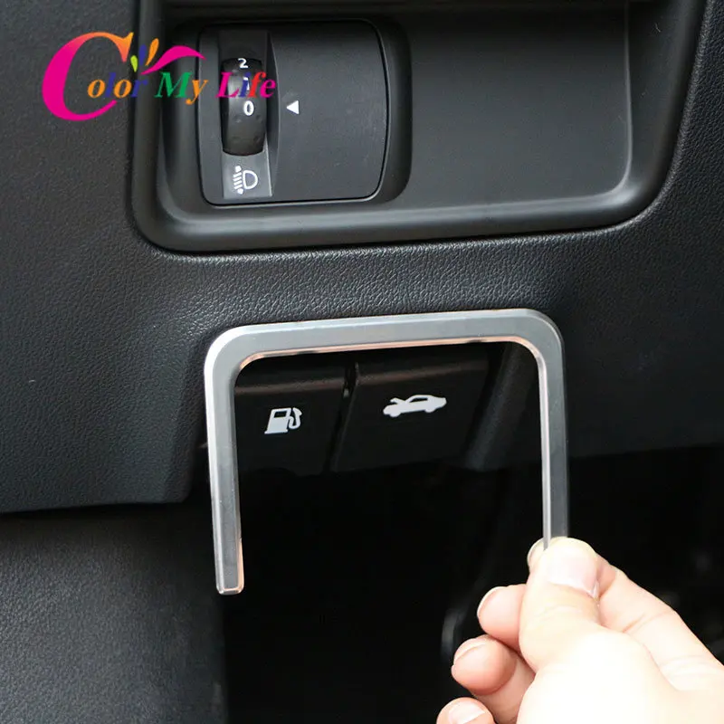 Stainless-Steel-Car-Fuel-Tank-Switch-Trim-Hood-Switch-Cover-Sticker-for ...