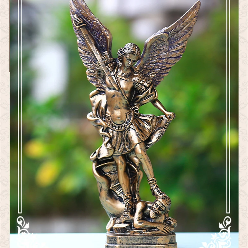 Angel Killing Demon Statue