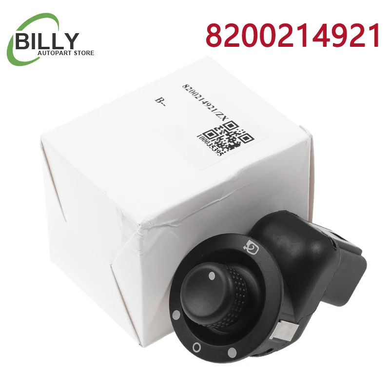 YAOPEI 8200214921 전기 윙 미러 조절기 스위치, 백미러 제어 노브 버튼, 르노 캡처 클리오 MK4 82002 14 ...