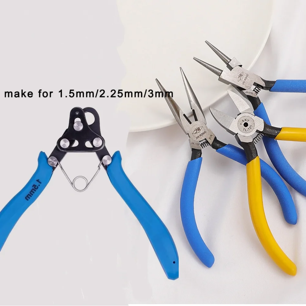 Jewelry Making Tools Wire Winding Pliers Kit with Ball Pins for Earring ...