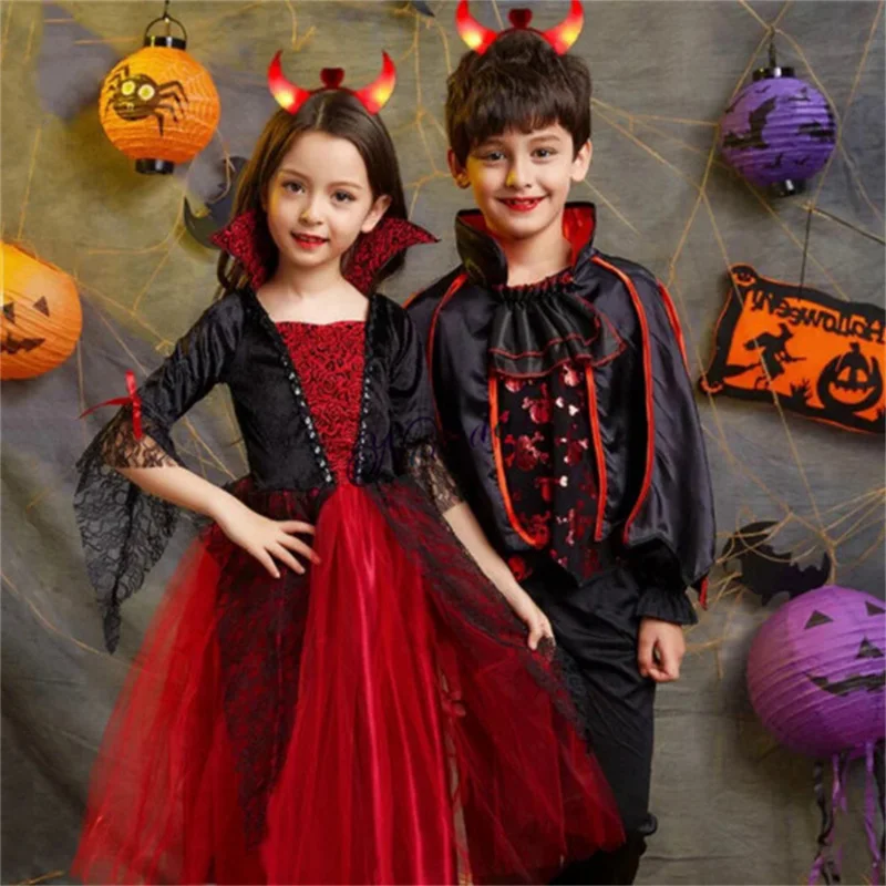 Halloween-Costume-For-Girls-Baby-Boy-Vampire-Princess-Dress-Scarlet ...