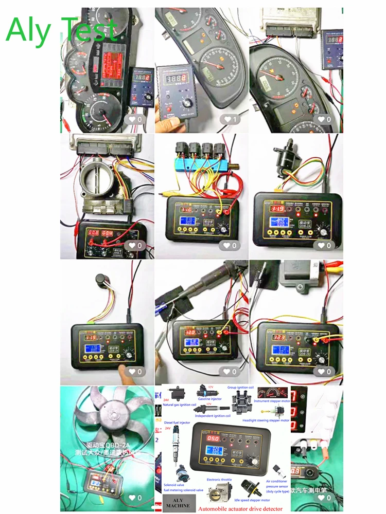 12-24v All Injector Pulse Simulator Tester Automobile Ingition Coil ...