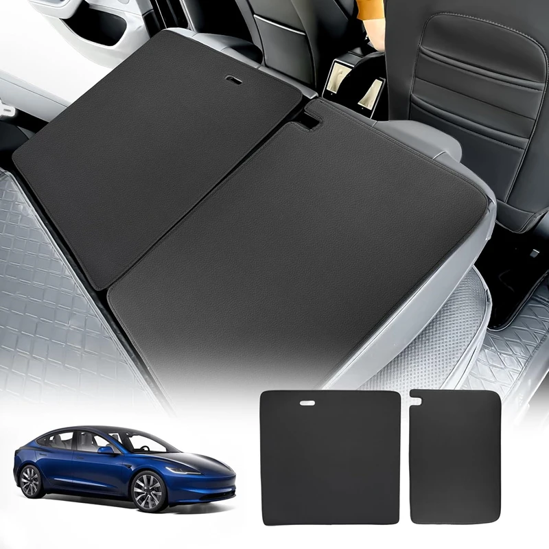 For Tesla Model 3 Highland Rear Seat Back Cover Leather Second Row ...