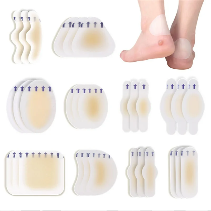 10PCS Gel Heel Protector Foot Patches Adhesive Blister Pads ...