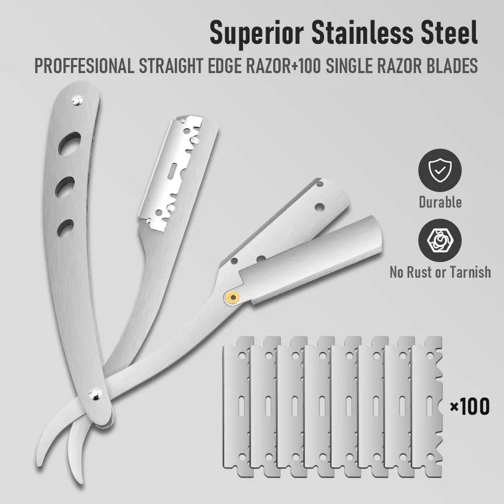 Professional-Barber-Straight-Edge-Razor-Safety-for-Men-Manual-Hair ...