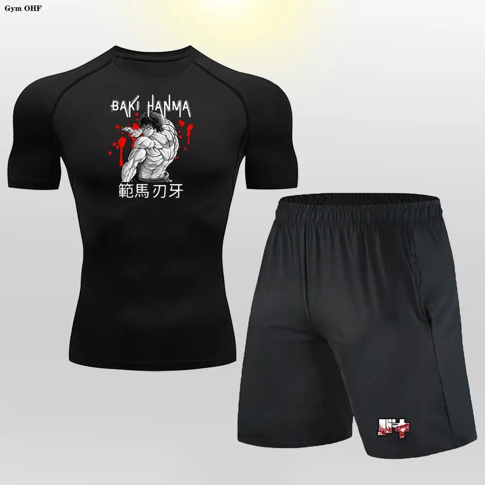 Ropa-Deportiva-de-Anime-Baki-Hanma-para-hombre-ropa-de-entrenamiento ...