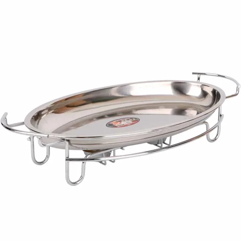 Fish-grill-Commercial-grilled-fish-plate-Oval-baking-tray-Alcohol ...