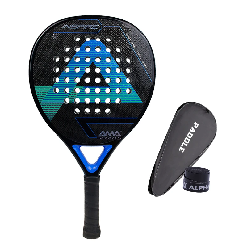 Padel Paddle Racket 3K Carbon pala padel Professtional Tennis Sport ...