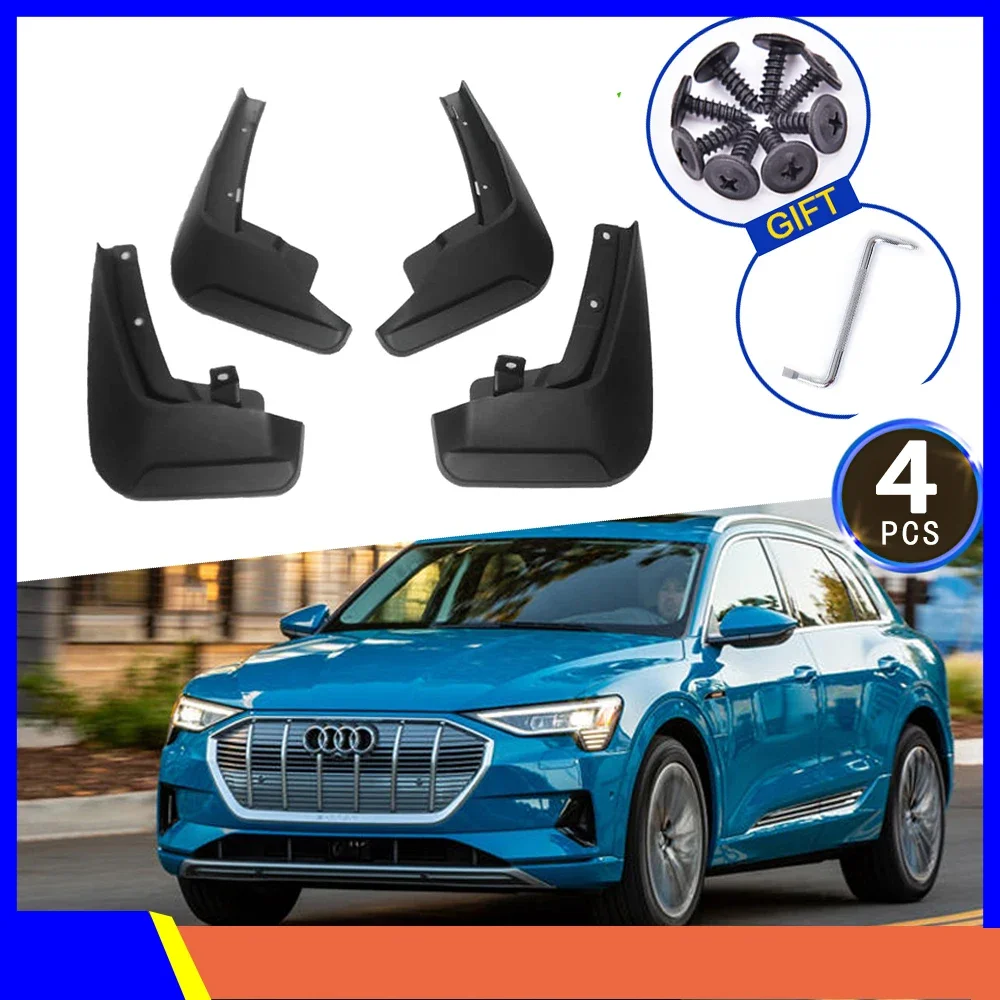 For Audi E-tron Quattro 2019 2020 2021 2022 2023 Mud Flaps Mudguards ...