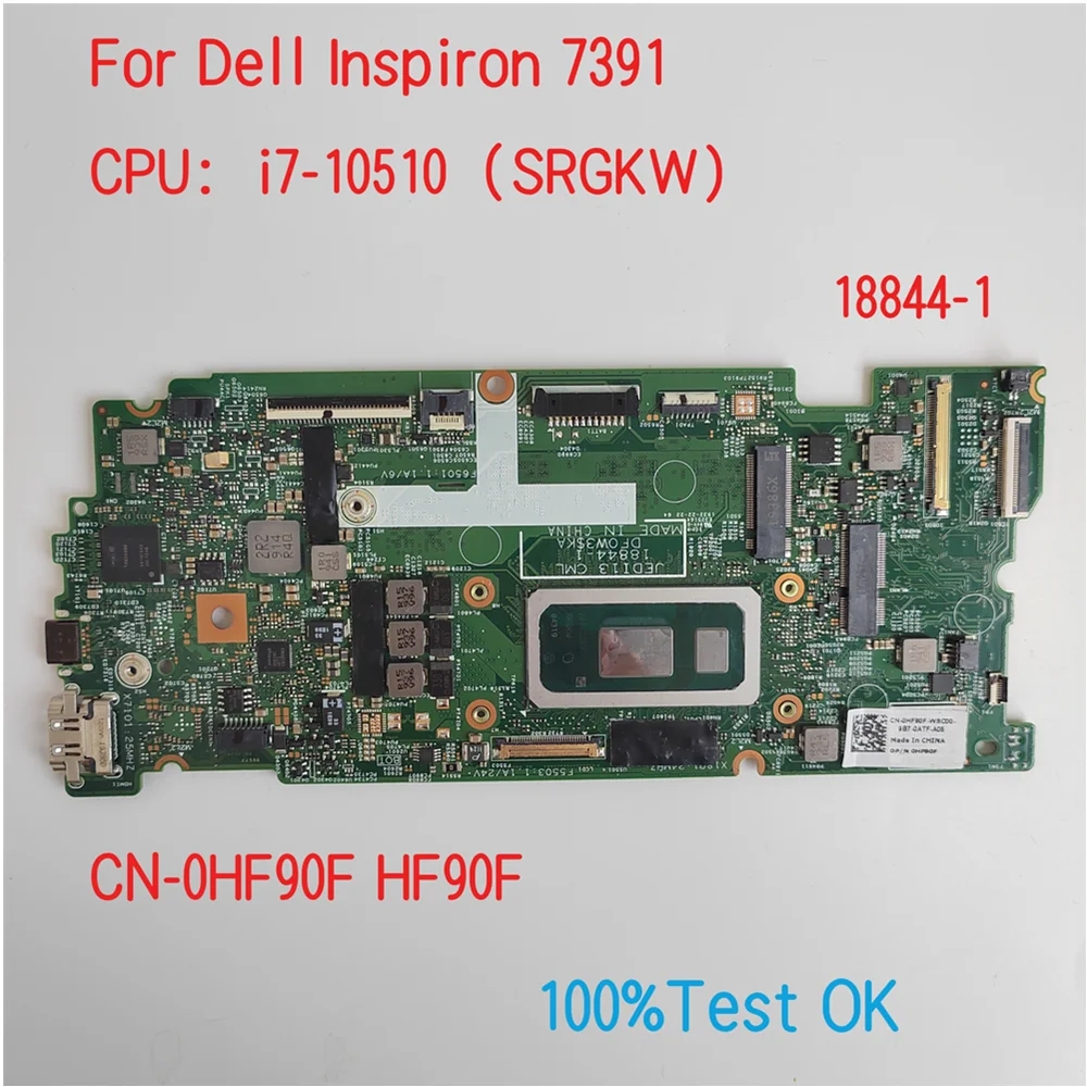 18844-1-For-Dell-Latitude-7391-Laptop-Motherboard-With-CPU-i7-10510 ...