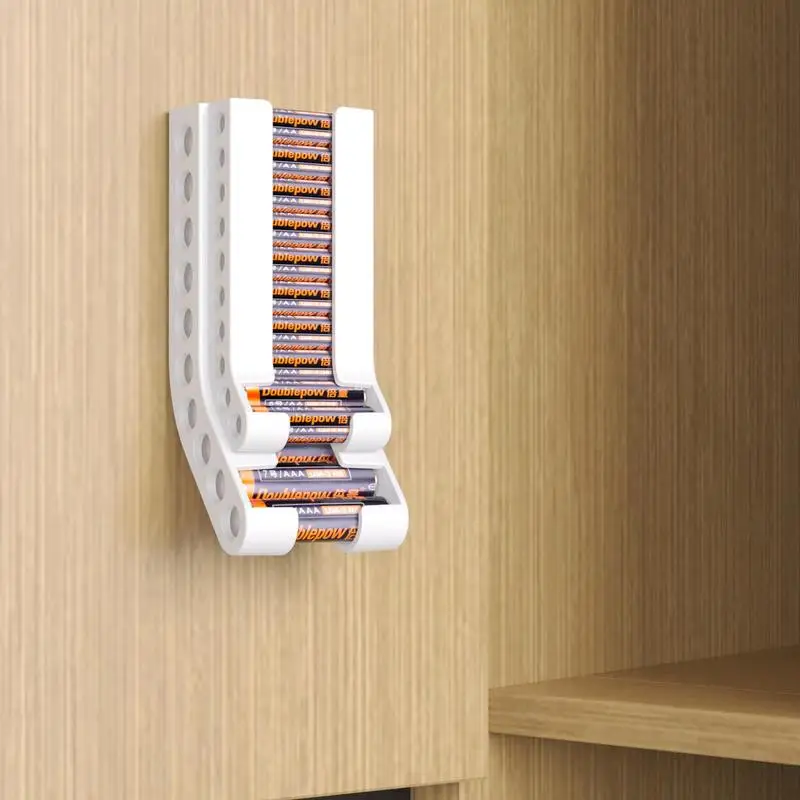 Battery-Storage-Organizer-10-AA-AAA-Combo-Small-Battery-Keeper-Wall ...