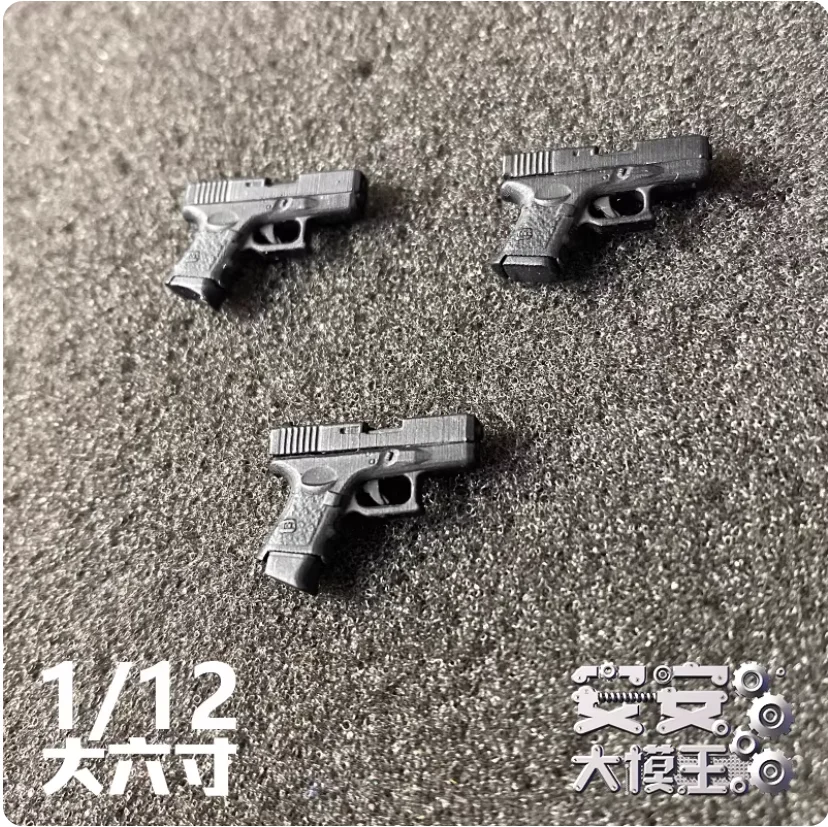 Snail 1/12 Scale Soldier Toy Mini G26 Gun DIY Accessories Fit 6 ...