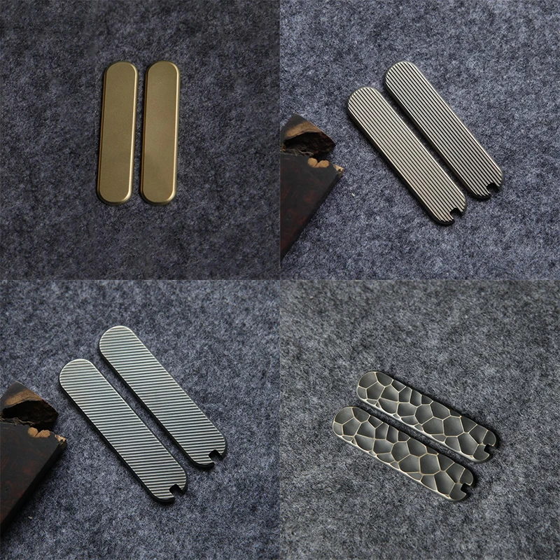 6-Patterns-Brass-Material-Folding-Knife-Scale-Patches-for-58MM ...