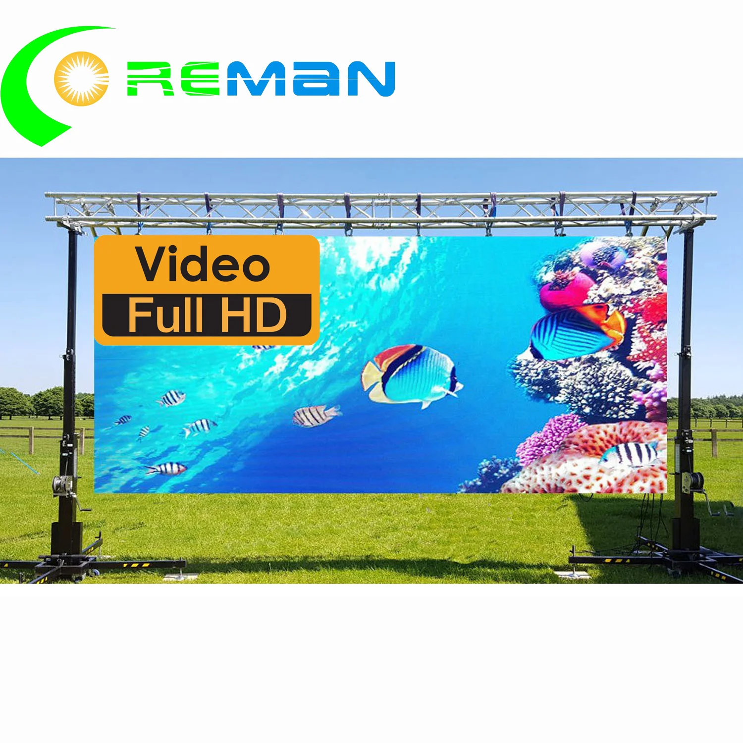 Hd Video Wall Linsn Novastar Card Processor Available Custom Outdoor ...