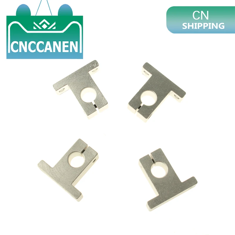 4PCS SK8 SK10 SK12 SK16 SK20 SK25 Linear Bearing Rail Shaft Support for ...