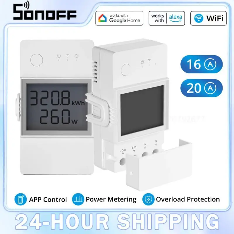 1-5PCS-SONOFF-POW-Elite-16A-20A-Smart-Power-Meter-Switch-Energy-Monitor ...
