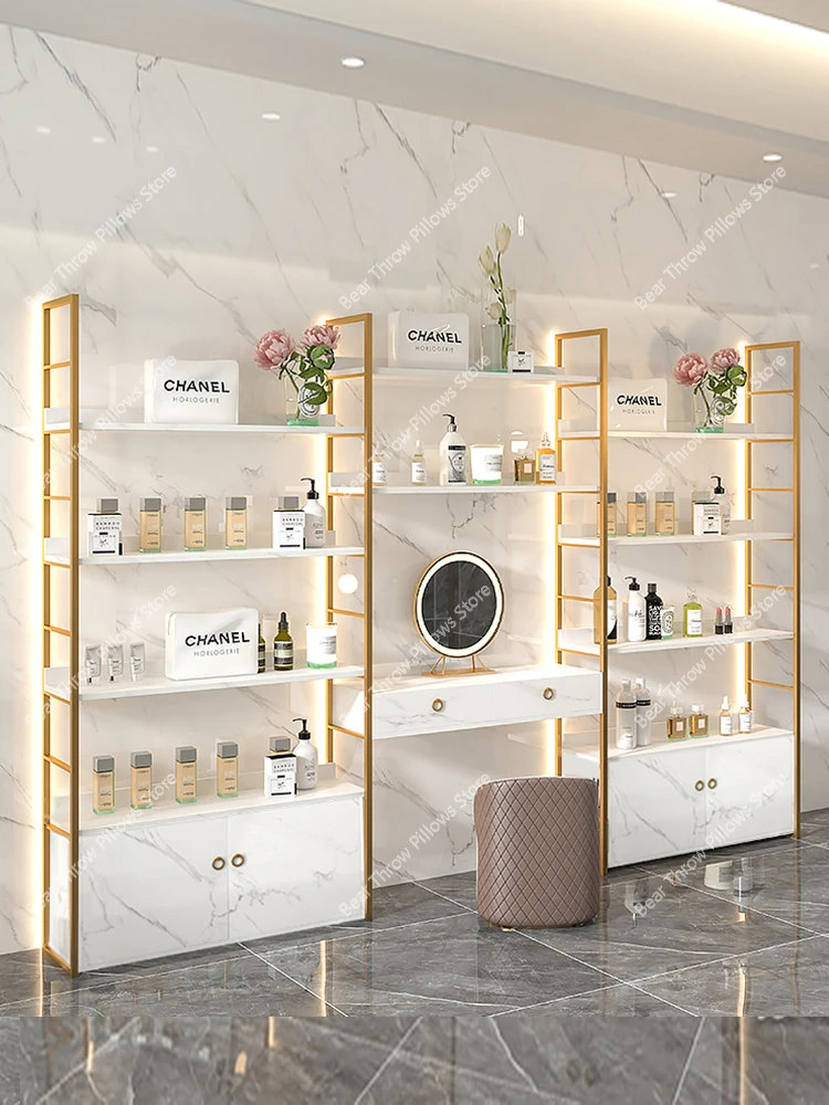 Beauty-salons-skin-care-products-shelves-cosmetic-display-cabinet ...