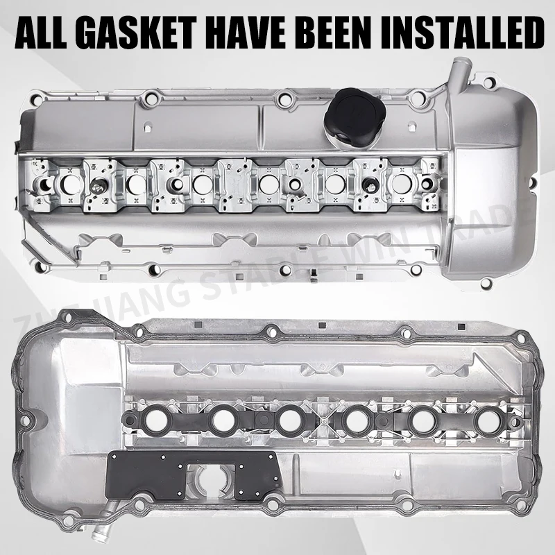New Aluminum Engine Valve Cover 11121432928 For BMW M54 M52 B20 B25 B28 ...