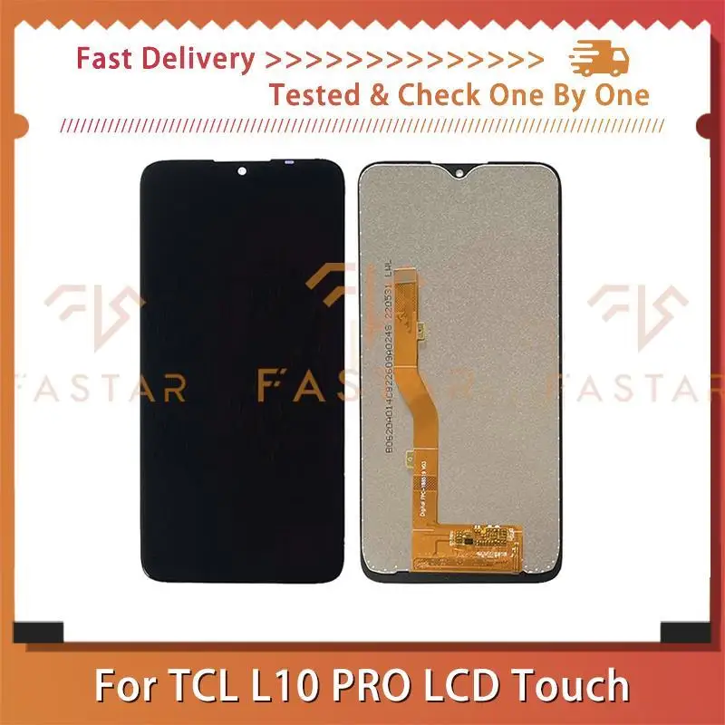 Montagem do visor LCD Touch Digitizer para TCL L10 Lite Pro Plus, 6,22 ", 4187u, 5130J, tela do ...