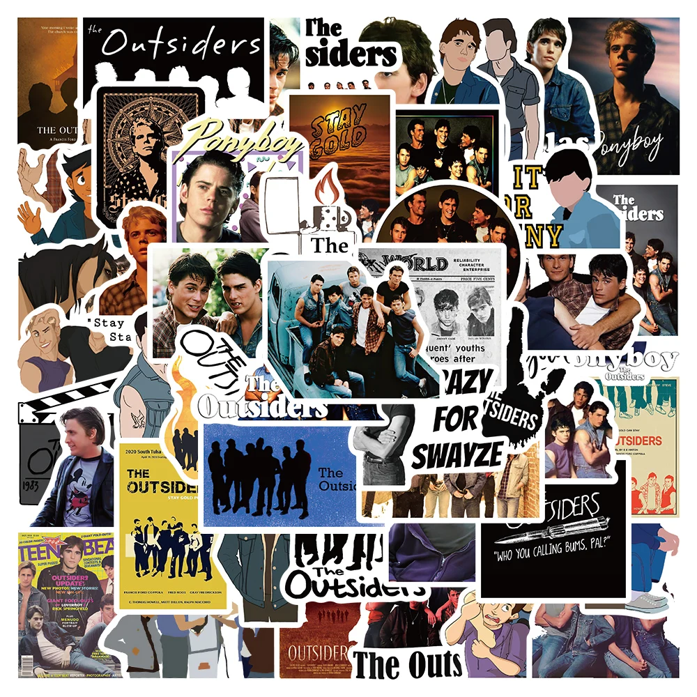 10-50Pcs-TV-Series-The-Outsiders-Stickers-Waterproof-Vinyl-For-Laptop ...