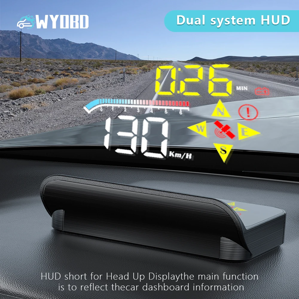 WYOBD-M17-Head-Up-Display-OBD2-GPS-Dual-System-HUD-Windshield-Speed ...