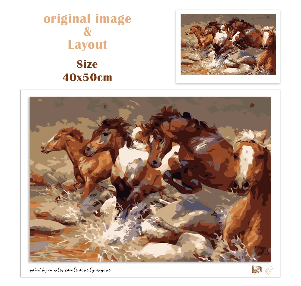 Dipinti Di Cavalli In Acrilico