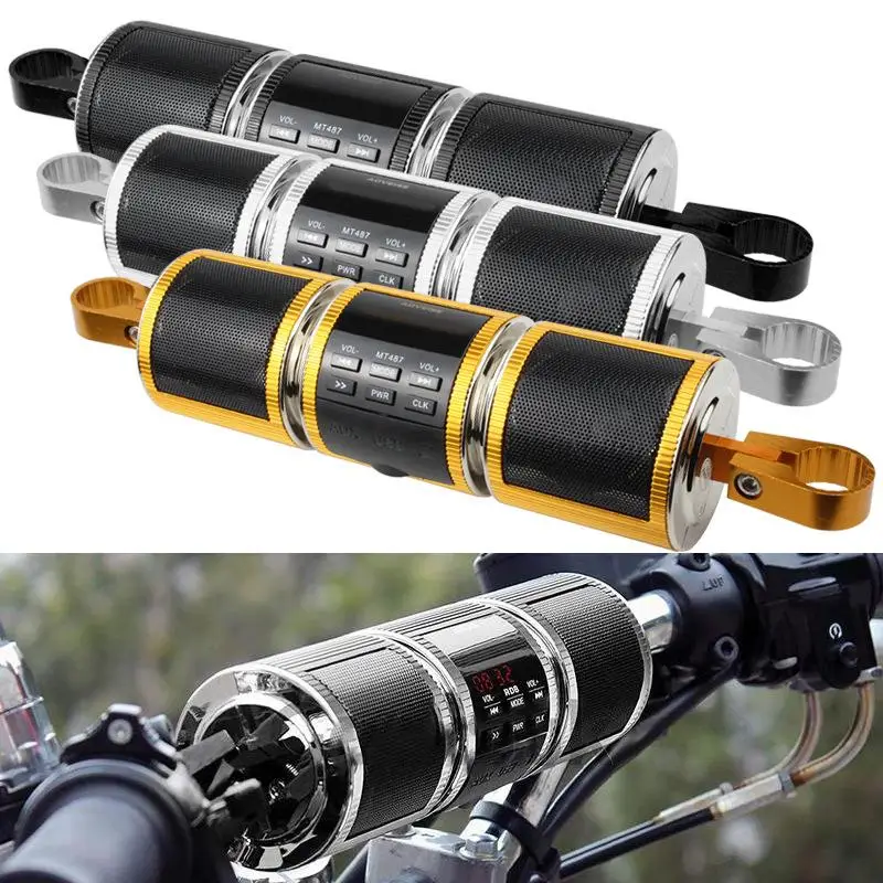 Motorcycle-EDR-Audio-Bluetooth-compatible-Speaker-Handlebar-Built-in ...