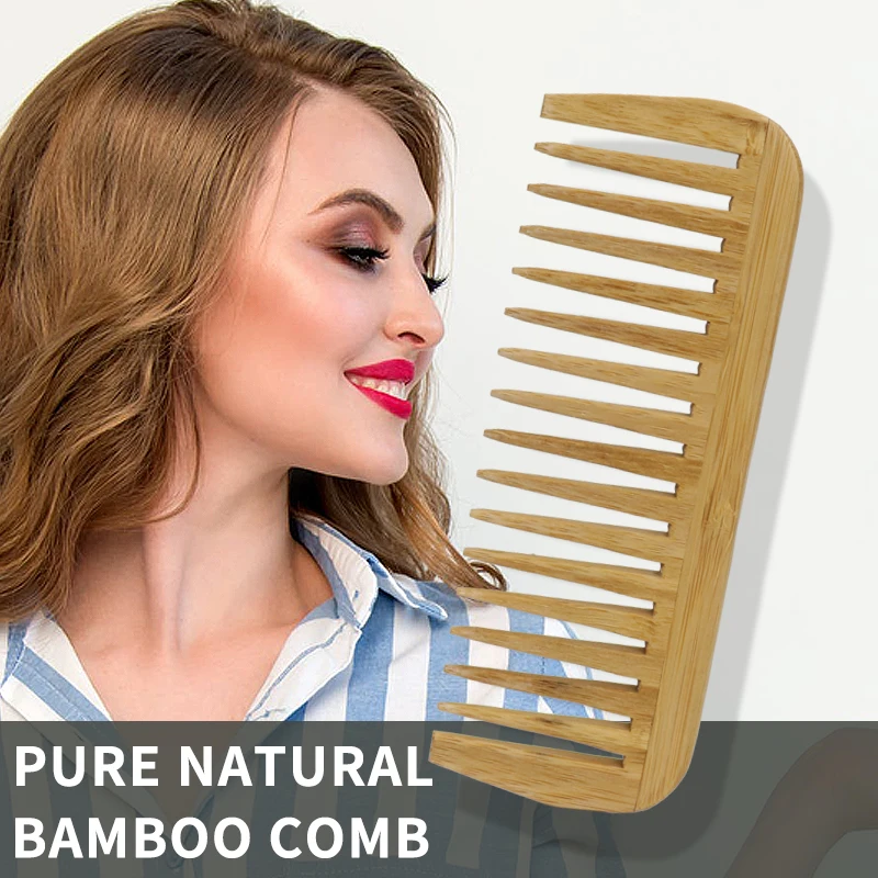 Wholesale-Custom-Logo-Pure-Natural-Bamboo-Wood-Comb-For-Women-Anti ...