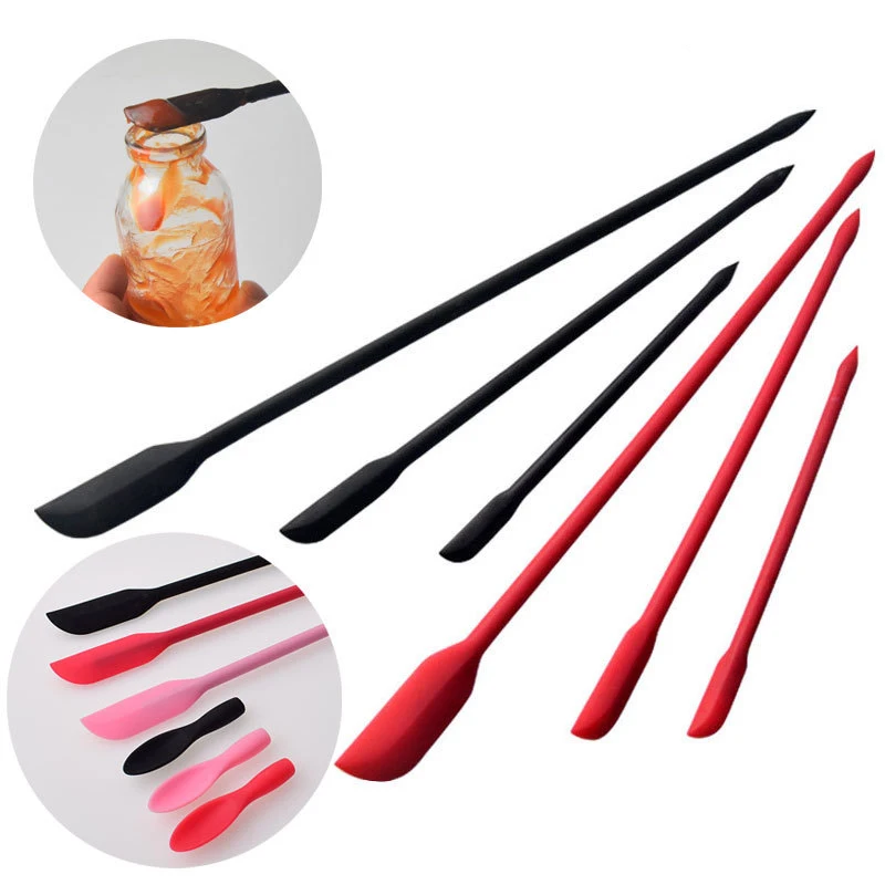 Holaroom 3PCS/6PCS Silicone Spatula Double-headed Scoop Mini Jam ...
