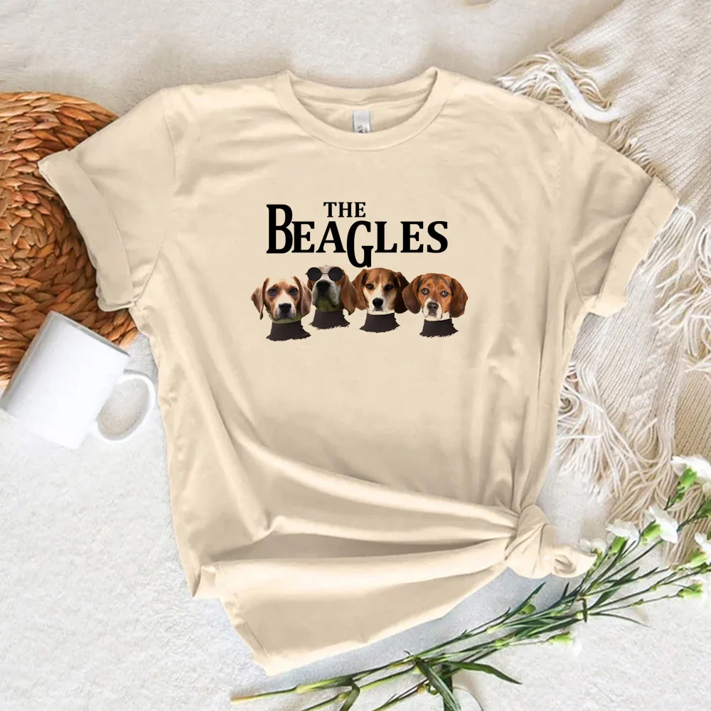 Beagle-t-shirt-women-printed-design-t-shirt-girl-streetwear-2000s-manga ...