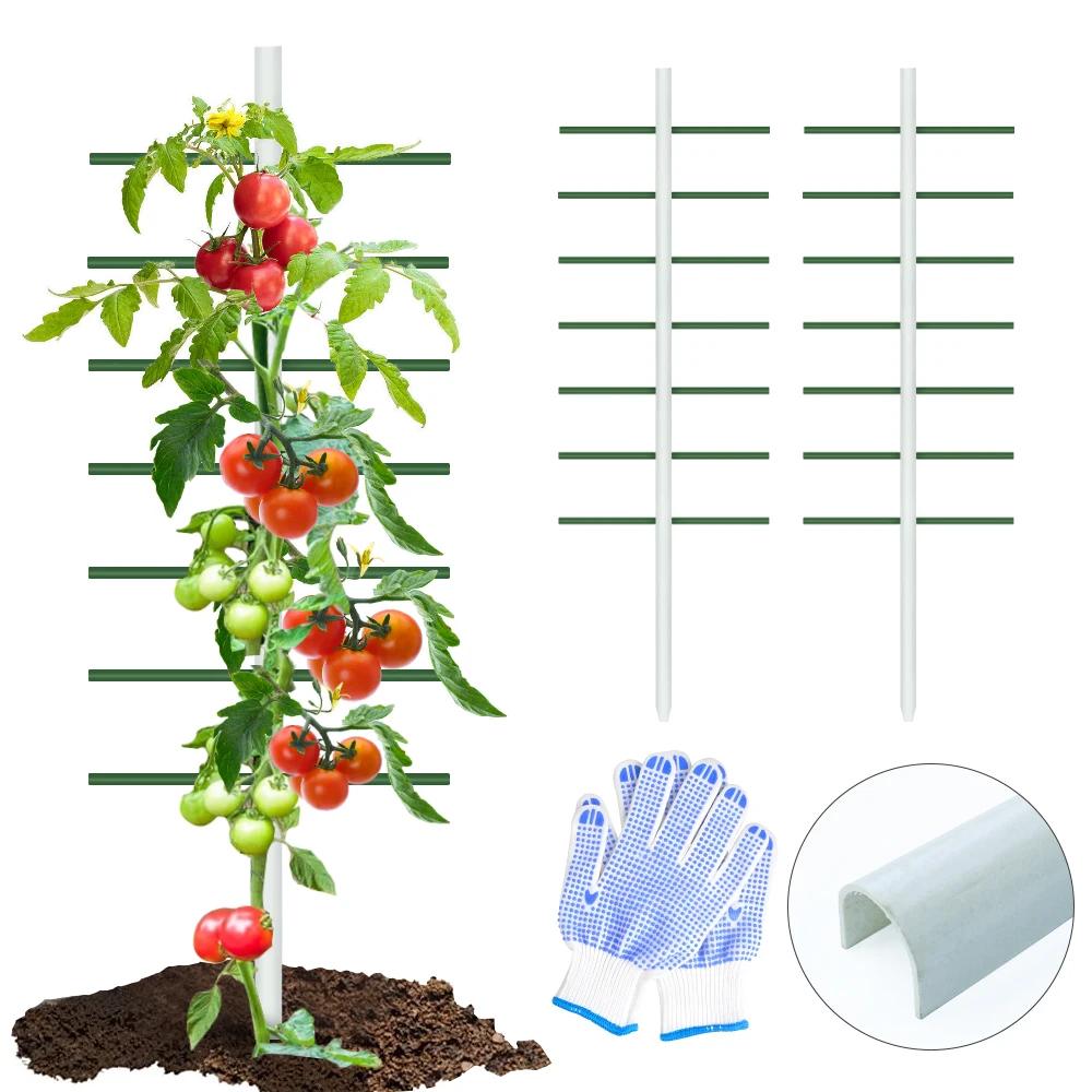 6-ft-x-2-ft-FRP-3D-Round-Tower-Type-Garden-Vine-Trellis-Heavy-Duty ...