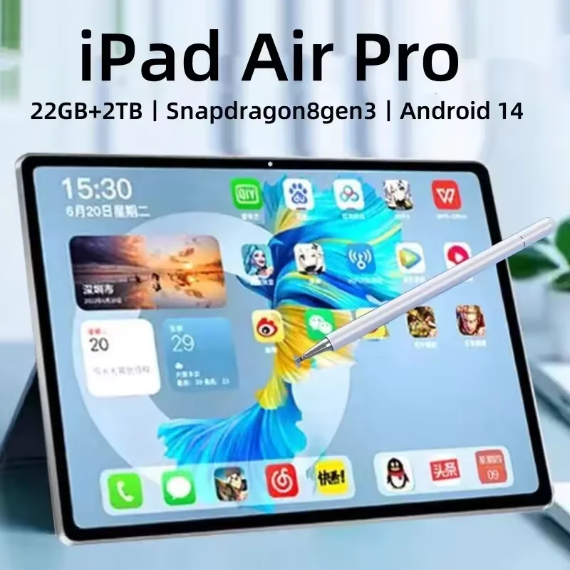 Original Tablet iPad Air Pro 11 Inch 22GB RAM 2TB ROM tablet PC Android ...