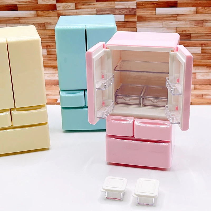 1-12-Dollhouse-Miniature-Refrigerator-Simulation-Home-Appliances-Model ...