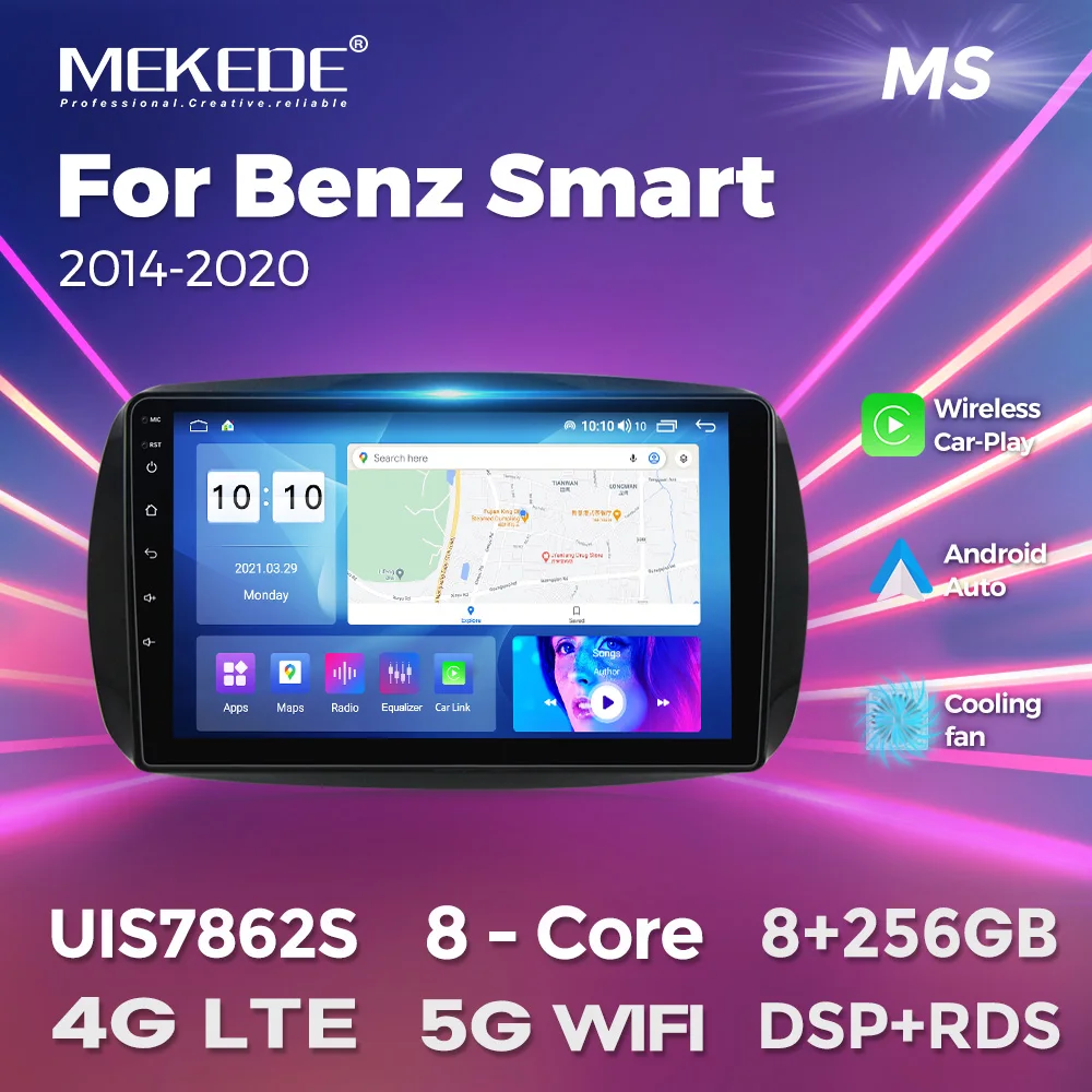 MEKEDE 9'' Car Intelligent System Car DVD Multimedia Player For ...