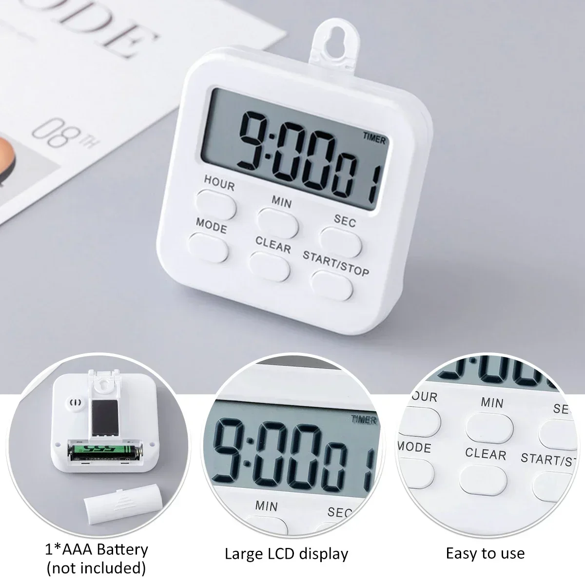 3-in-1-Large-Magnetic-LCD-Digital-Kitchen-Countdown-Timer-Stopwatch ...