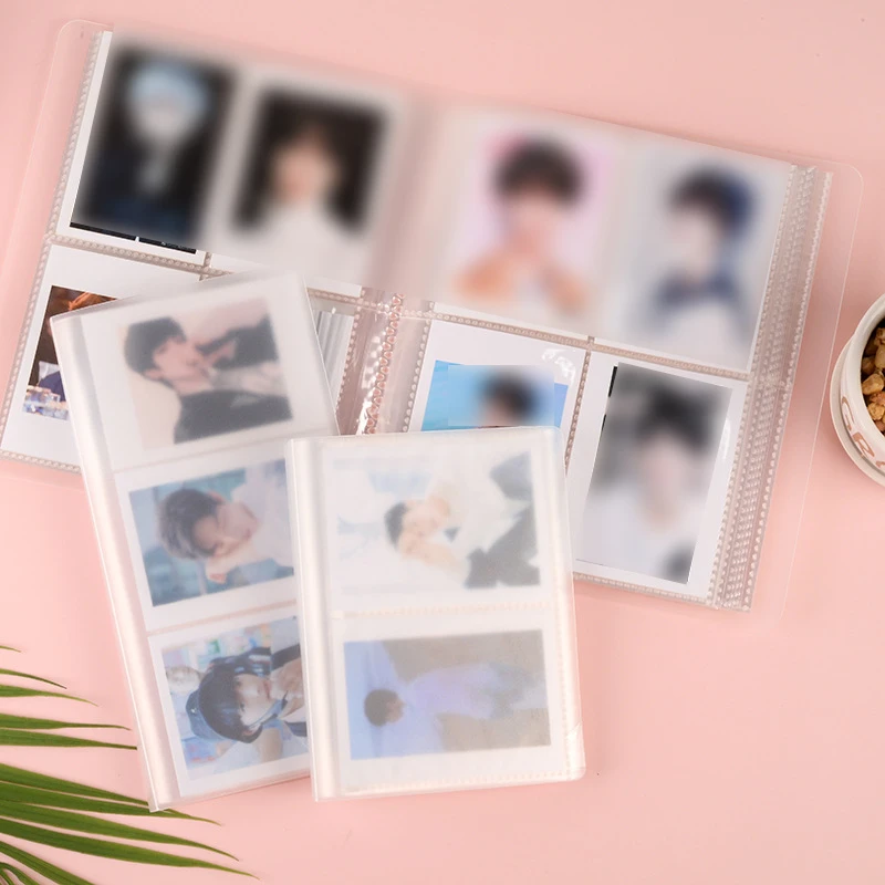 3 Inch Transparent Photo Album Photocard Holder Binder Polaroid Card ...