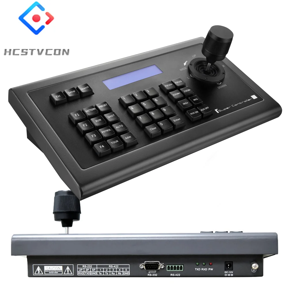 Camera-Control-Keyboard-PTZ-Controller-Joystick-RS232-422-for-Live ...