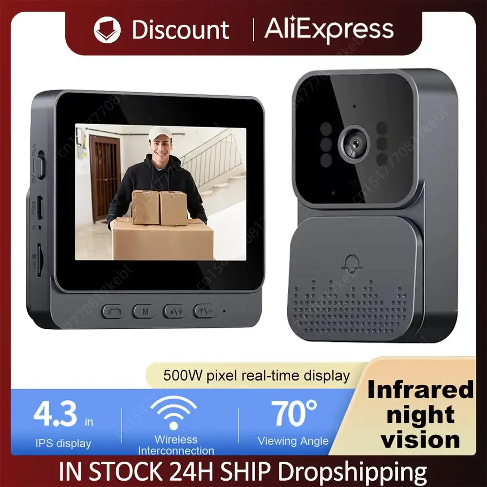 M12-Video-Doorbell-Wireless-2-4G-Bluetooth-Automatic-Video-Recording ...