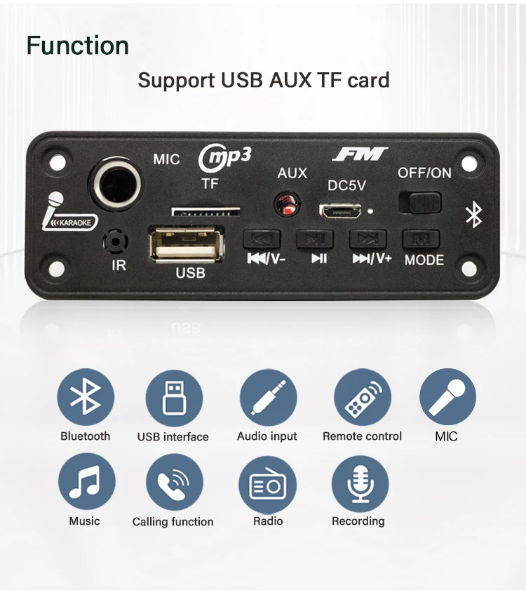 6w-Verst-rker-DC-5V-MP3-WMA-Decoder-Board-Bluetooth-5-0-Audio-modul-USB ...