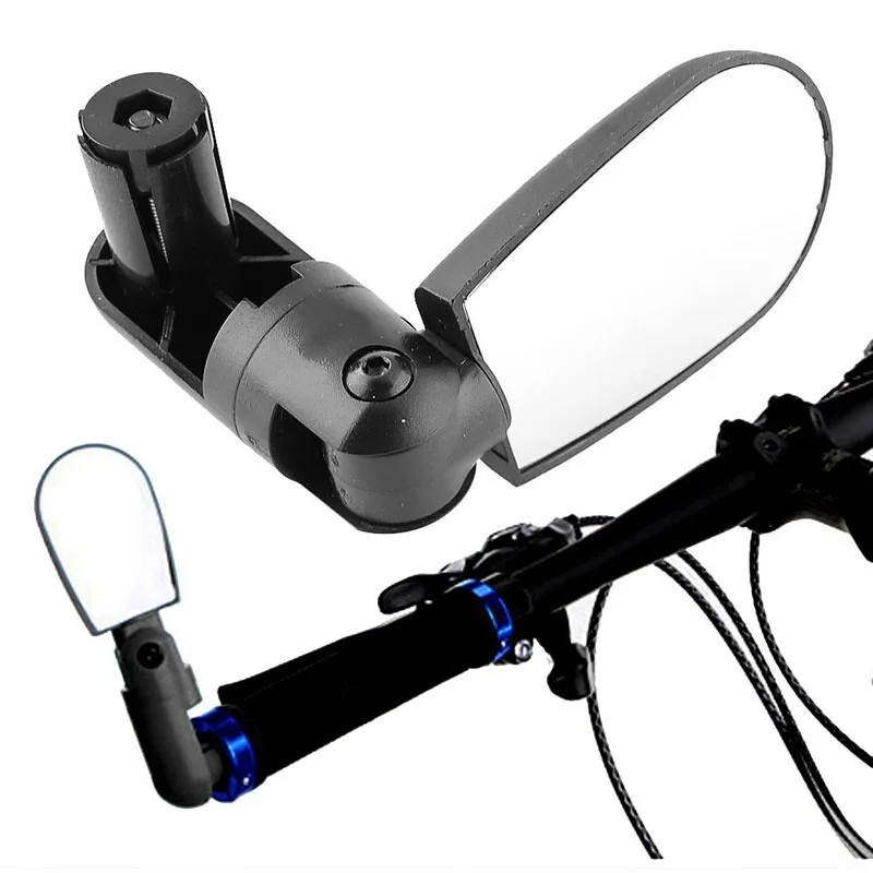 2PCS Cycling Road Mountain Bike Handlebar Wide Angle Rear Rotate View ...