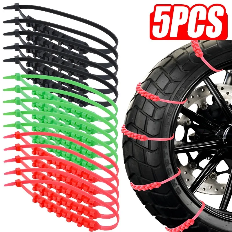 Electric-Car-Motorcycle-Tires-Universal-Anti-skid-Chain-Strip-Triangle ...