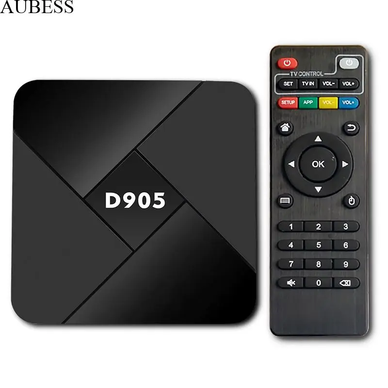 D905 Smart TV Box 4K Smart Media Player Set Top Box Quad Core Wifi ...