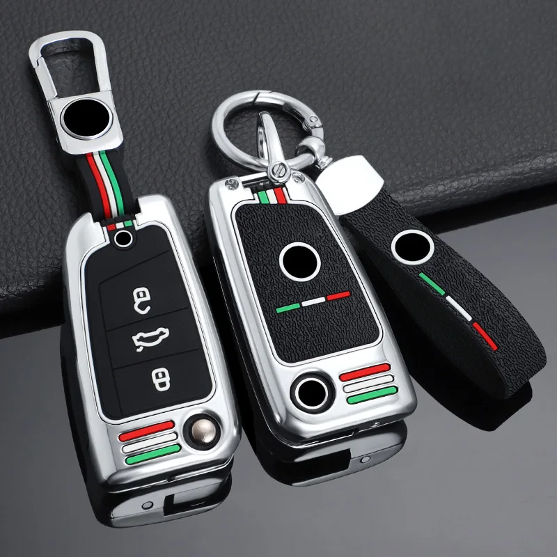 Zinc Alloy Car Key Case Cover For Volkswagen VW Golf 7 Gti Mk7 Touran ...