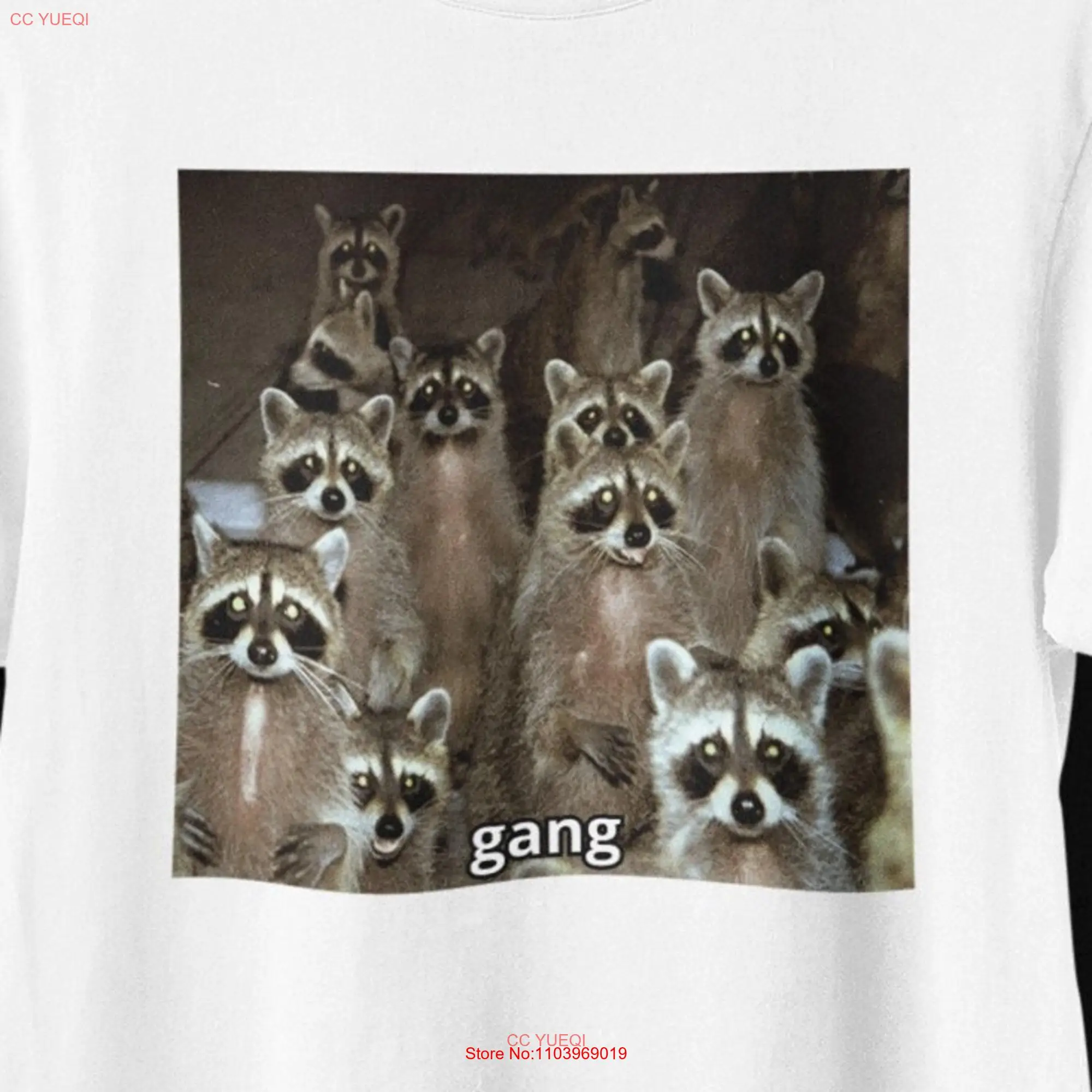 Gang-Funny-Raccoon-Meme-T-Shirt-Inappropriate-Unethical-s-Raunchy ...