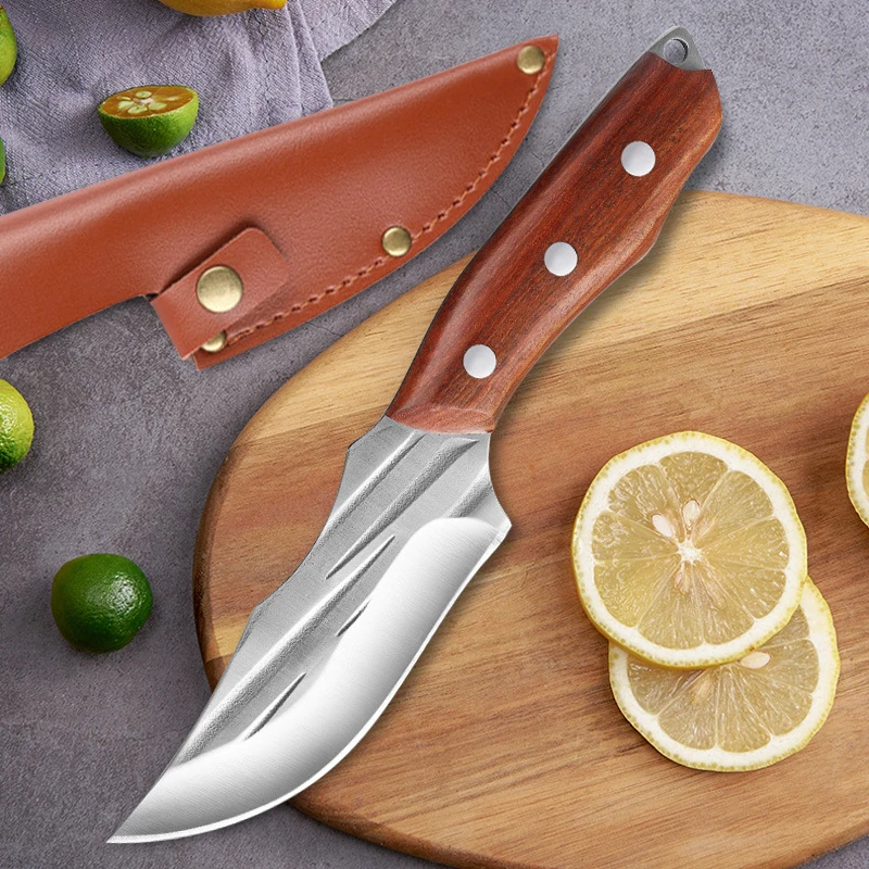 Forged-Stainless-Steel-Kitchen-Chef-Boning-Knifes-Fishing-Knife-Meat ...